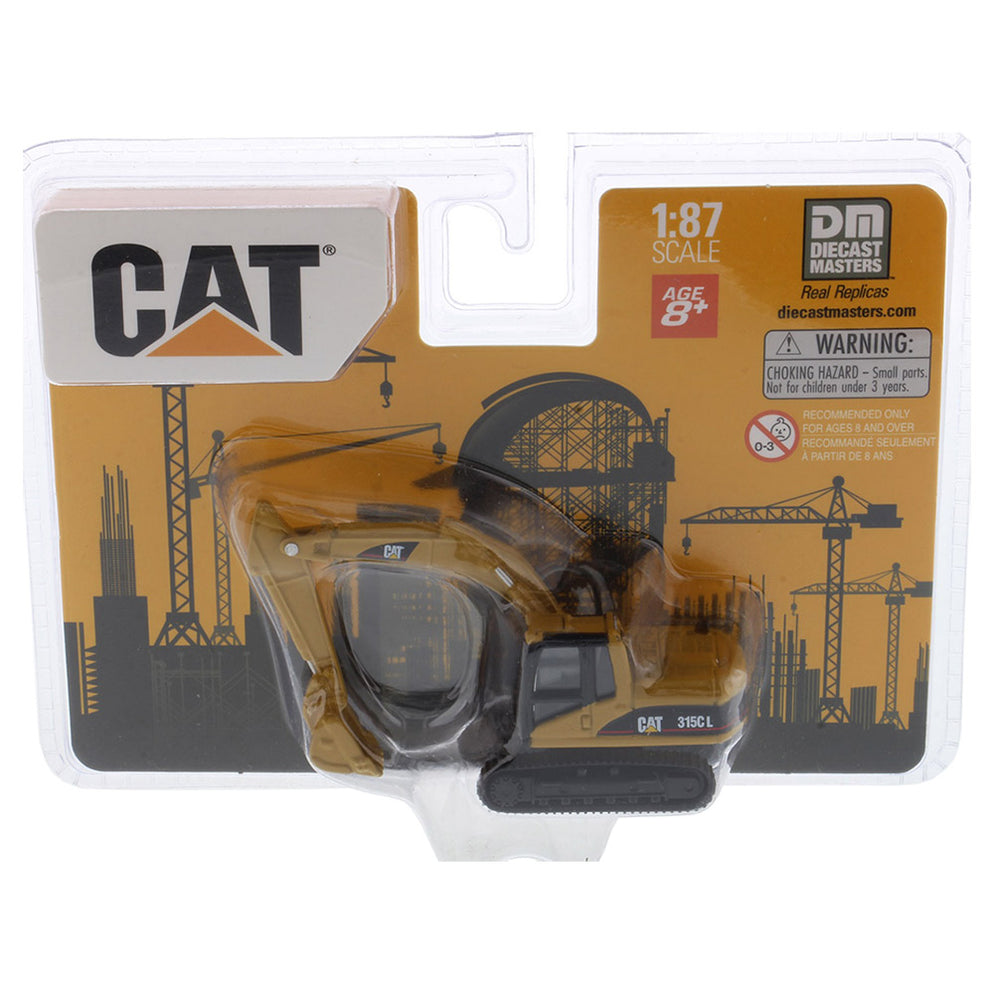 1:87 HO Scale Cat 315C L Hydraulic Excavator — Diecast Masters America
