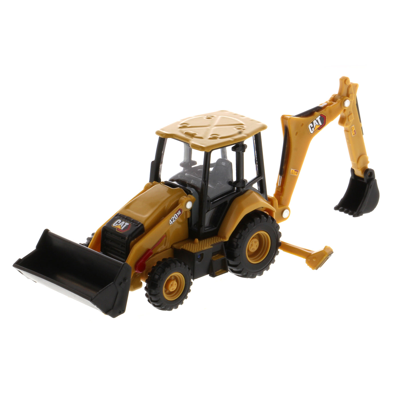 Cat 420 Backhoe Loader with interchangeable attachment — Diecast ...