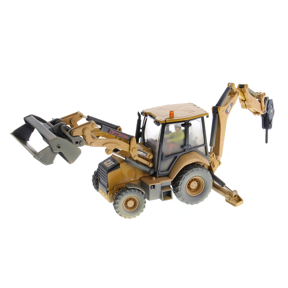 1:50 Cat 420F2 IT Backhoe Loader - Weathered Series — Diecast Masters ...