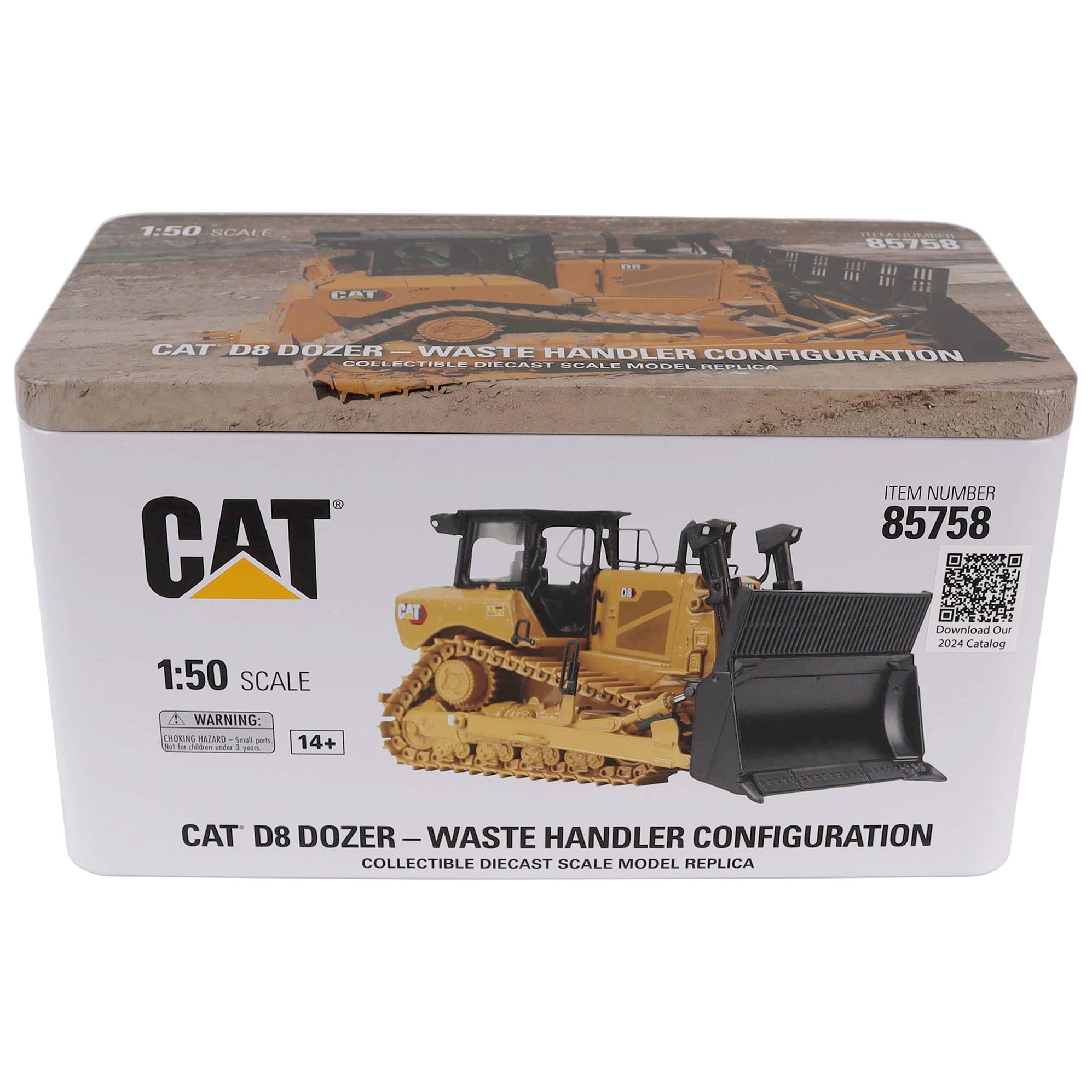 1:50 Cat D8 Dozer (Waste Handler Configuration) — Diecast Masters America