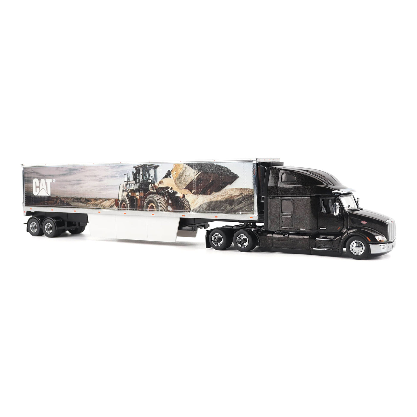 1:50 Peterbilt 579 Ultra Loft Tractor with Cat Mural Trailer — Diecast ...