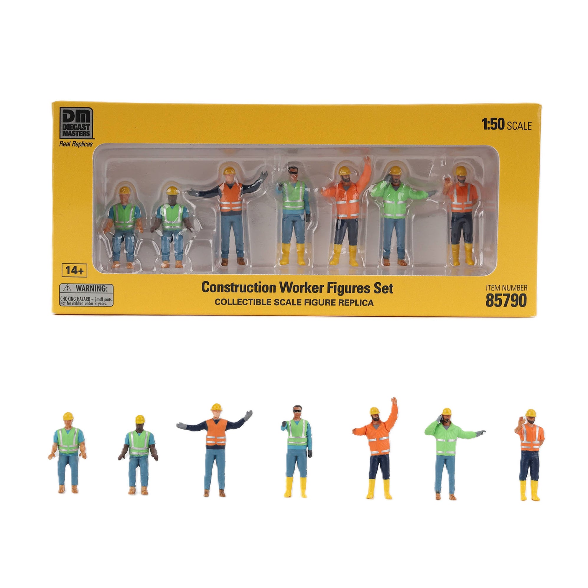 Construction Worker Figures Set (PVC) — Diecast Masters America