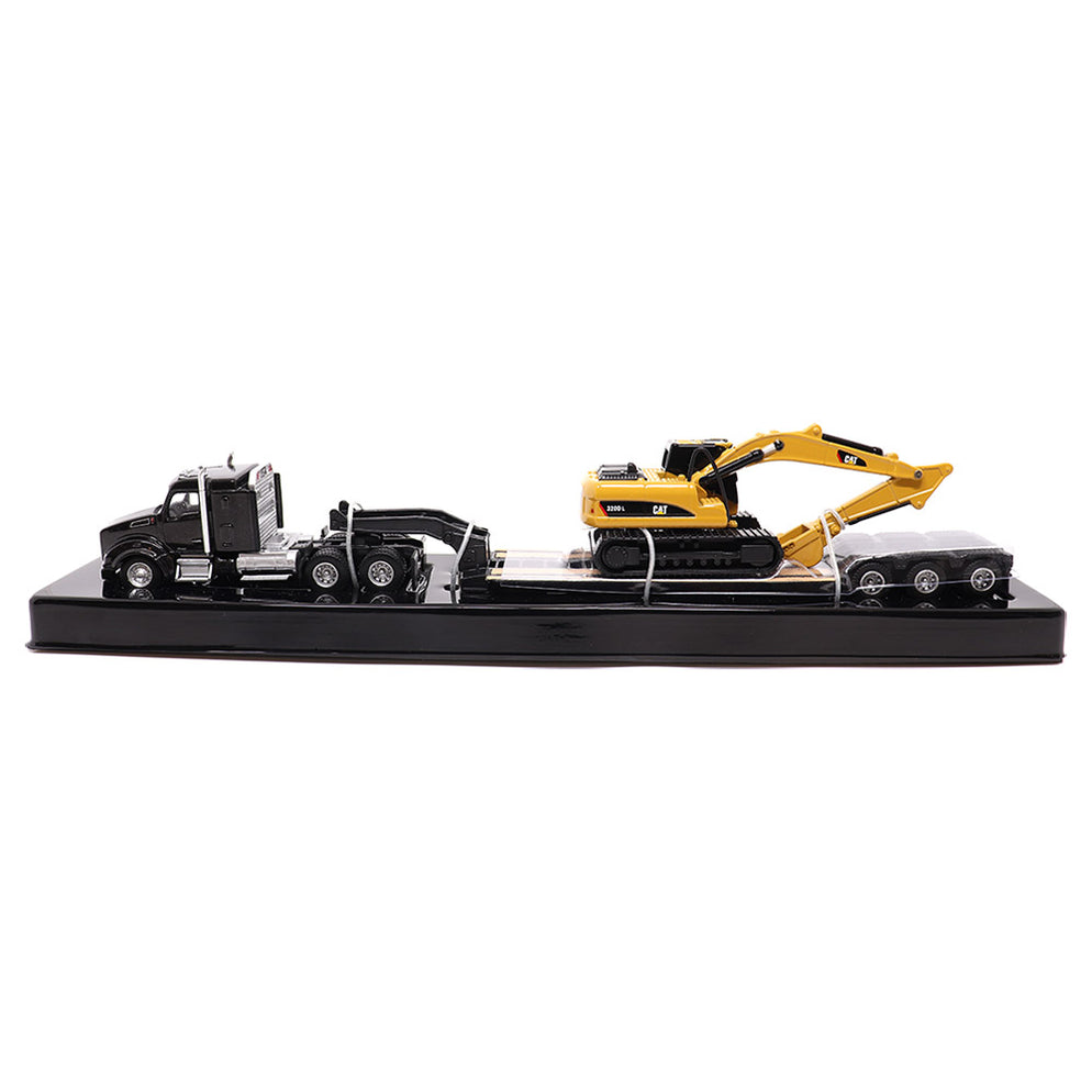 1:87 Scale Kenworth T880s SBFS 40in-Sleeper Tandem Tractor with Lowboy ...