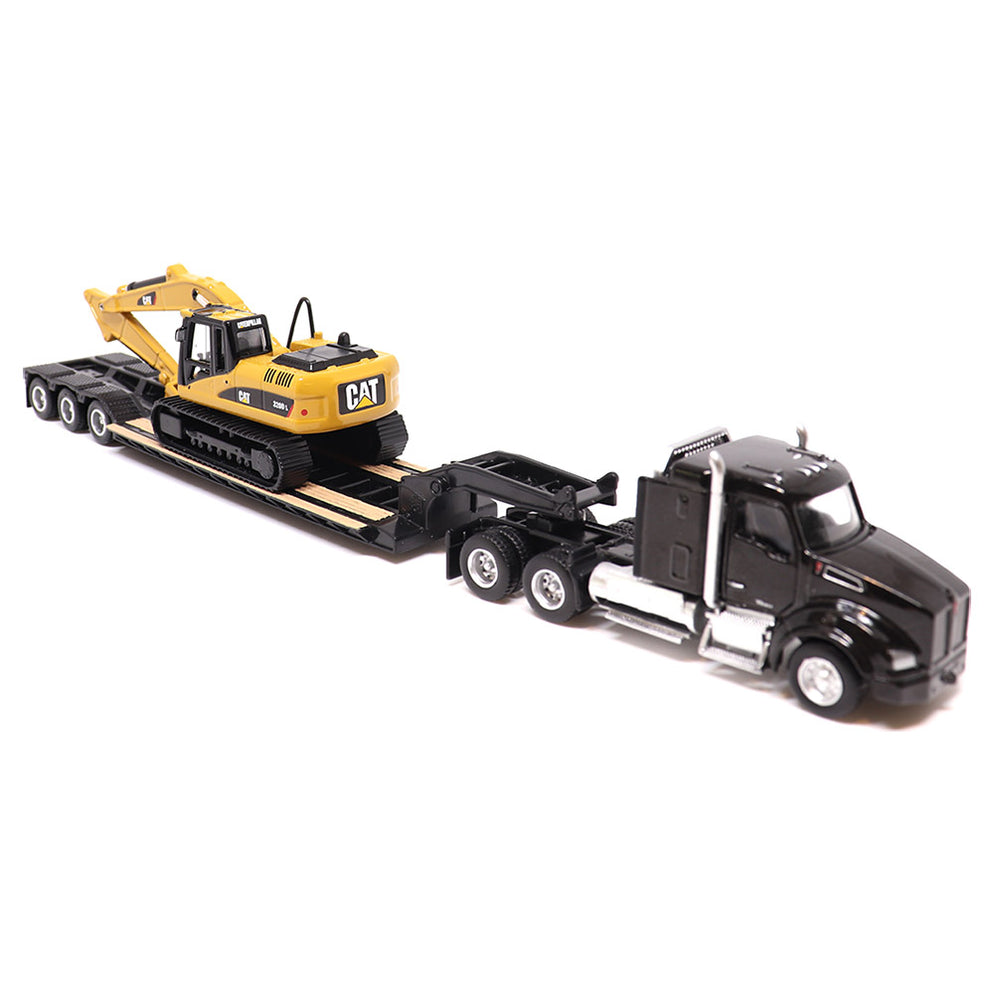 1:87 Scale Kenworth T880s SBFS 40in-Sleeper Tandem Tractor with Lowboy ...