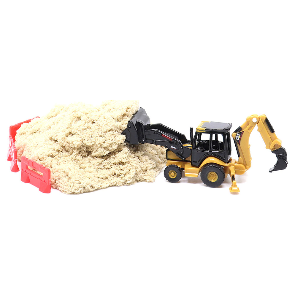 Cat Micro 420E Backhoe Loader with accessories in Tool Box — Diecast ...