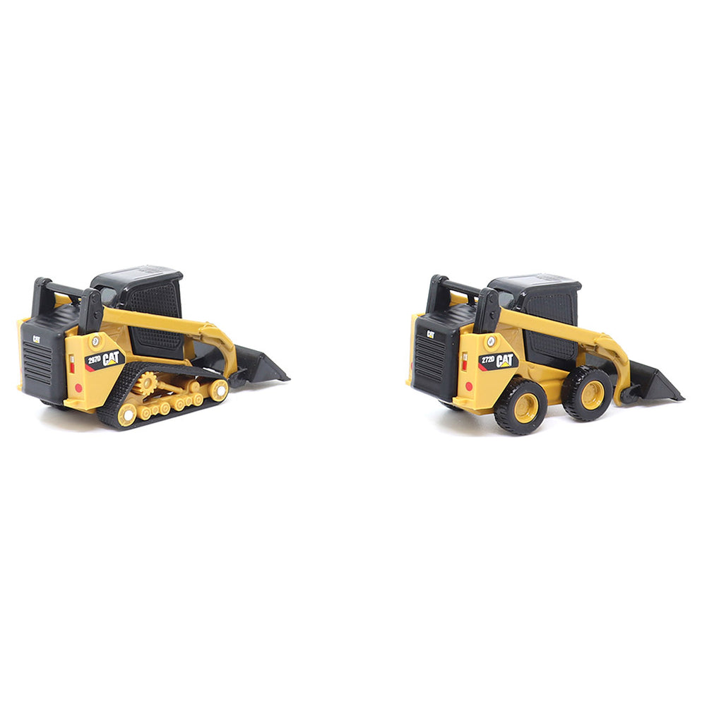 1:64 Scale Cat 272D2 Skid Steer Loader & Cat 297D2 Compact Track Loade ...
