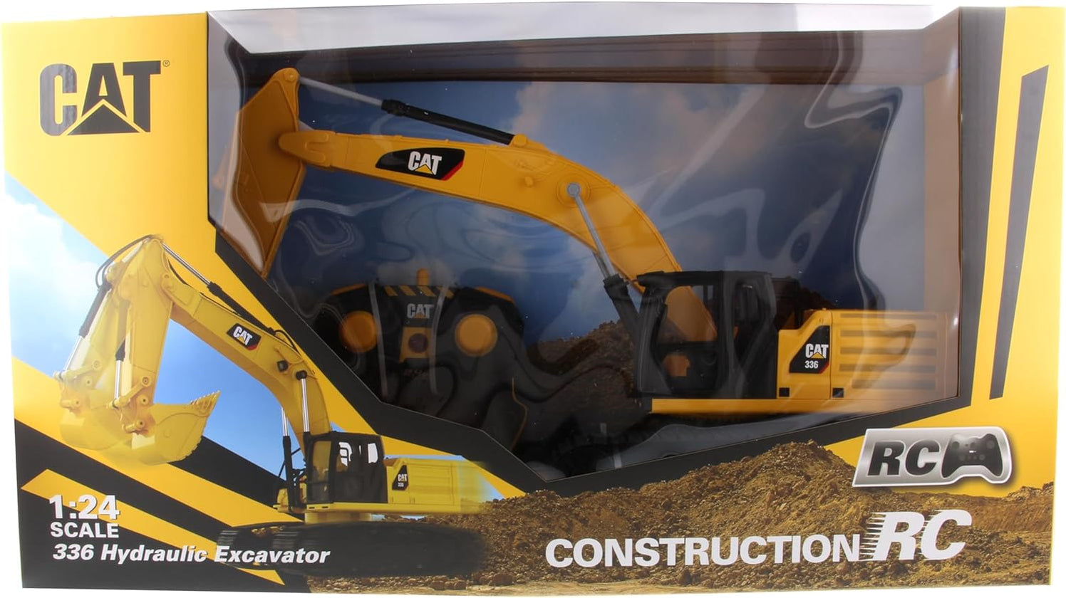 1:24 Scale Radio Control Cat 336 Hydraulic Excavator — Diecast Masters ...