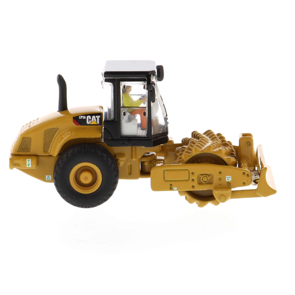 1:87 Caterpillar CP56 Padfoot Drum Vibratory Soil Compactor — Diecast ...