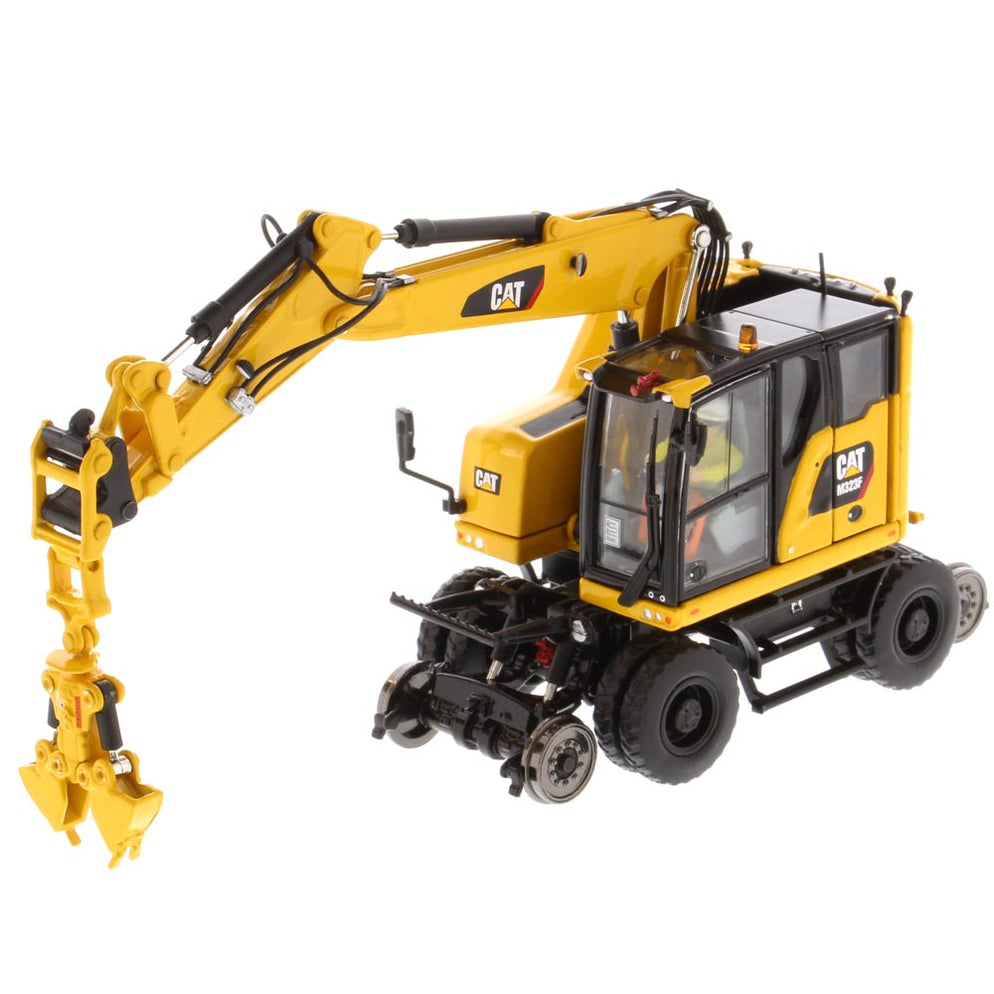 1:50 Cat® M323F Railroad Wheeled Excavator - Safety Yellow Version ...