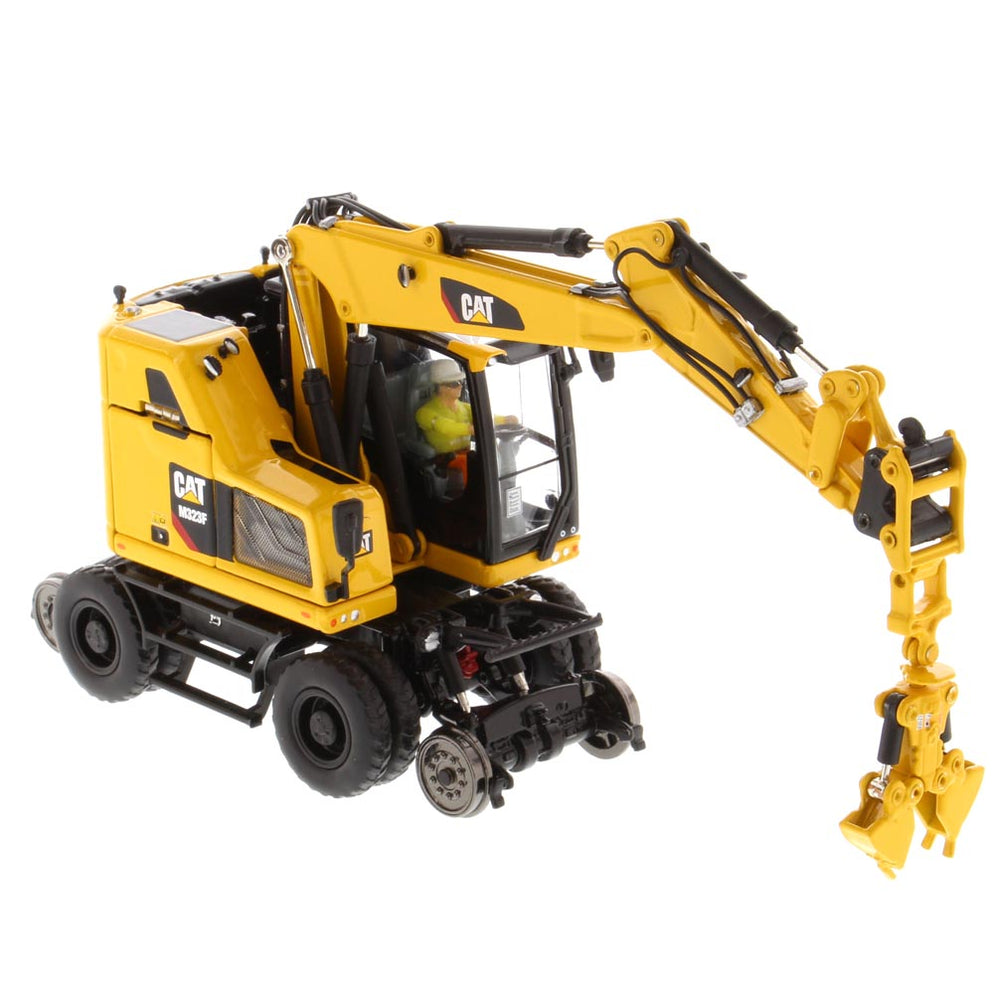 1:50 Cat® M323F Railroad Wheeled Excavator - Safety Yellow Version ...