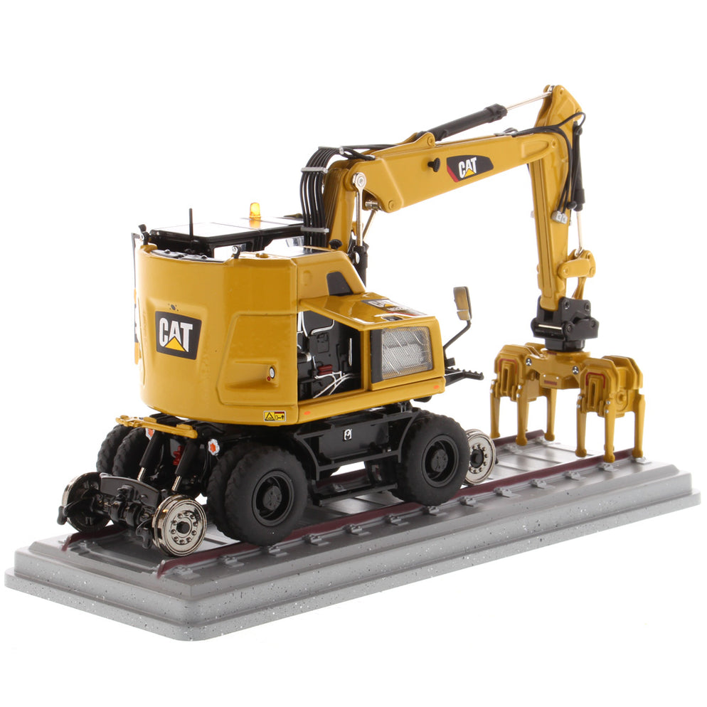 Cat® M323F Railroad Wheeled Excavator - Cat Yellow Version — Diecast ...